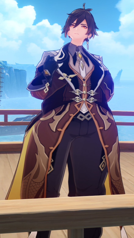 Plus size Zhongli Mod for Genshin Impact | GI Mods