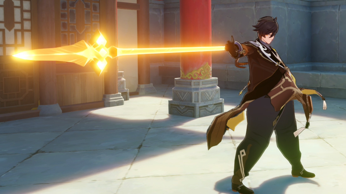 Plus size Zhongli Mod for Genshin Impact | GI Mods