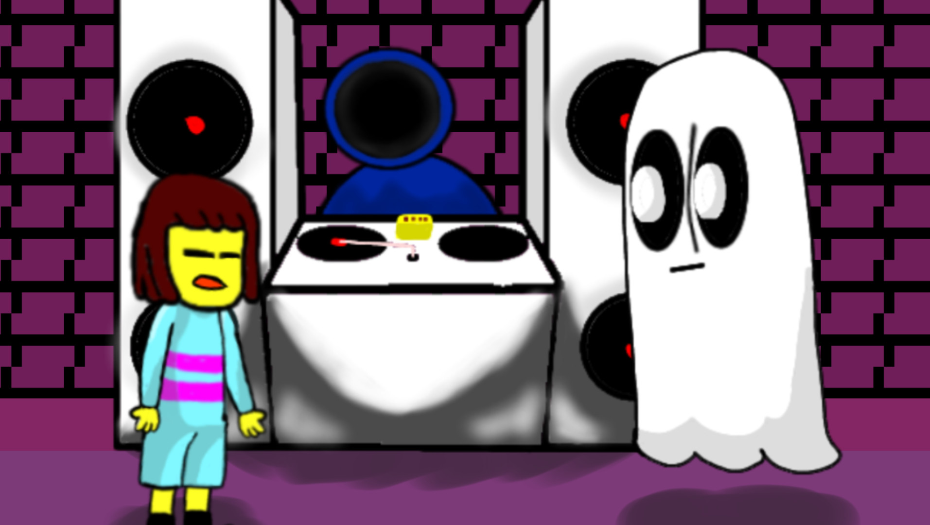 Frisk vs ghost Mod for Friday Night Funkin' | FNF Mods