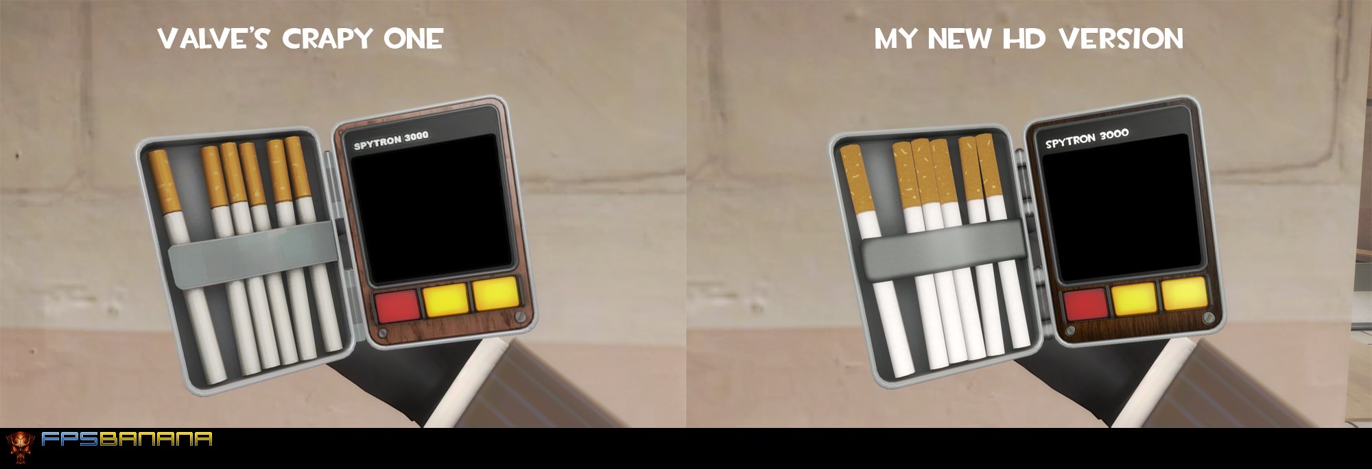 HD Disguise Cigarettes Case Mod for Team Fortress 2 | TF2 Mods