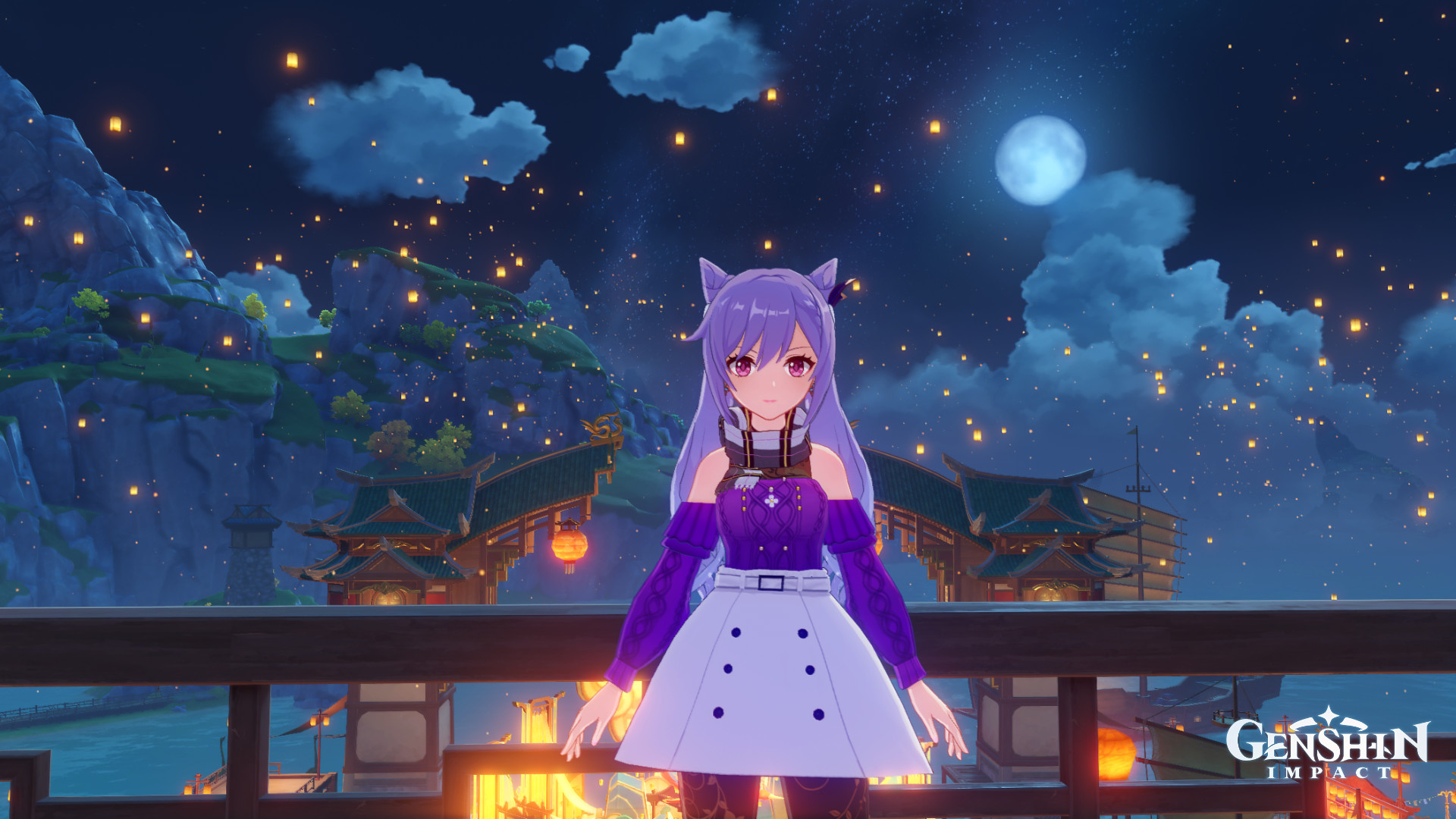 Keqing First Lantern Rite Mod for Genshin Impact | GI Mods