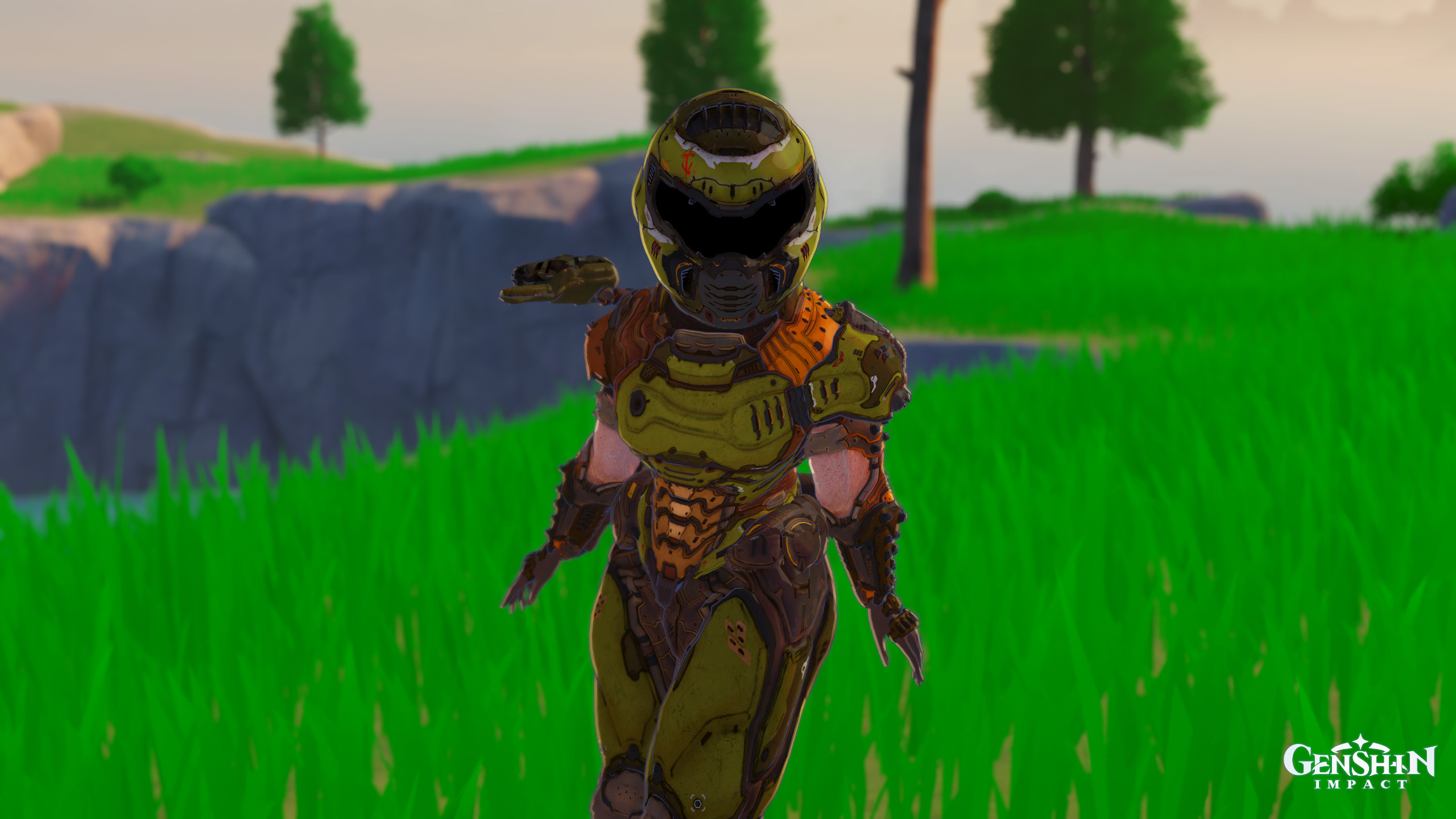 Doom Slayer | Ganyu Mod for Genshin Impact | GI Mods