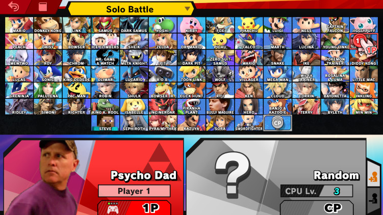 [SENSITIVE CONTENT] PSYCHO DAD (Mcjuggernuggets) Mod for Super Smash ...