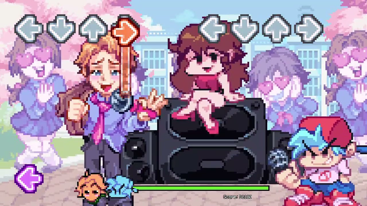 La noche más linda (Senpai y BF Cover) Mod for Friday Night Funkin ...