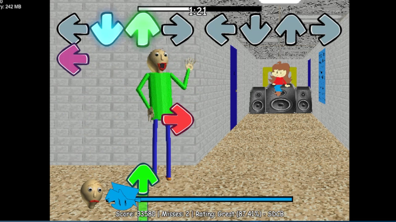 Introduction - A Baldi fnf oneshot Mod for Friday Night Funkin' | FNF Mods