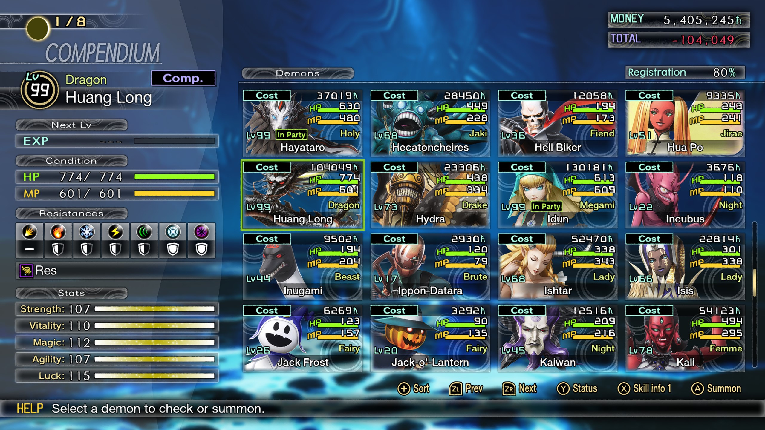 Black Kohryu Mod for Shin Megami Tensei V | SMTV Mods