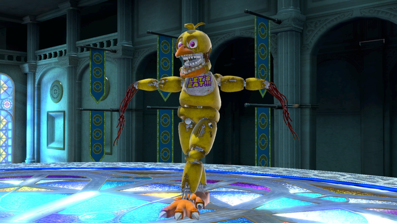 Withered Chica Mod for Super Smash Bros. Ultimate | SSBU Mods
