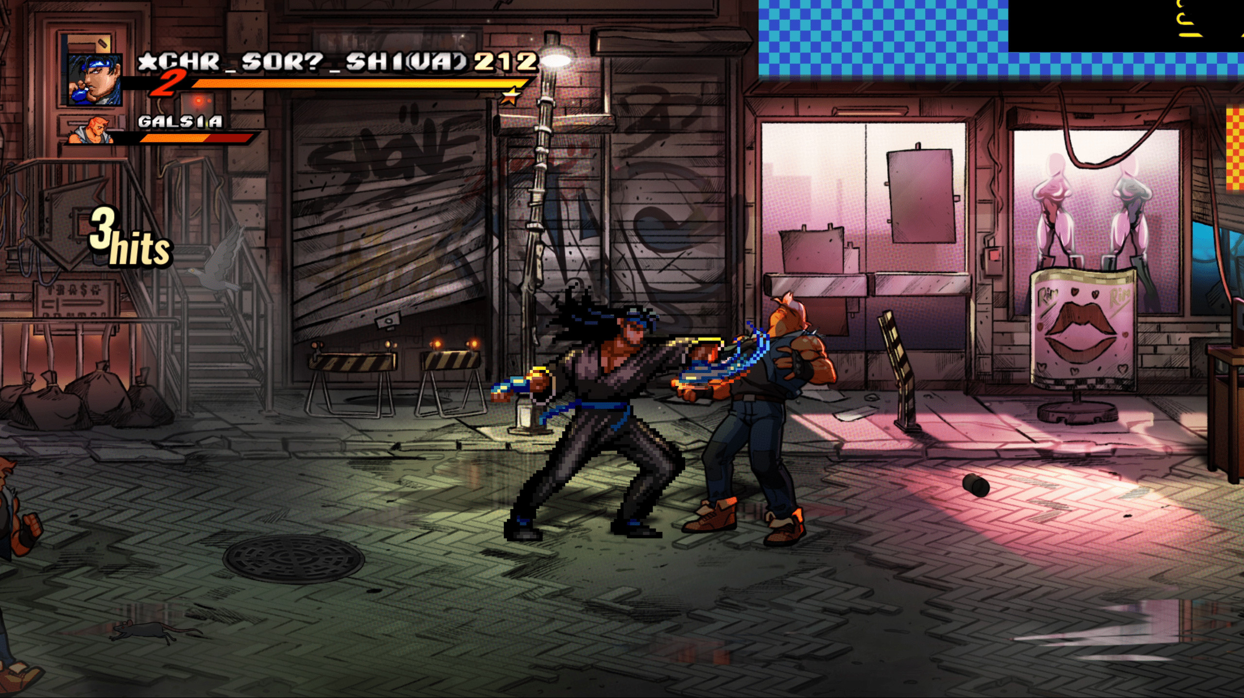 SOR 2 Shiva (SOR Remake Palettes) Mod for Streets of Rage 4 | SOR4 Mods