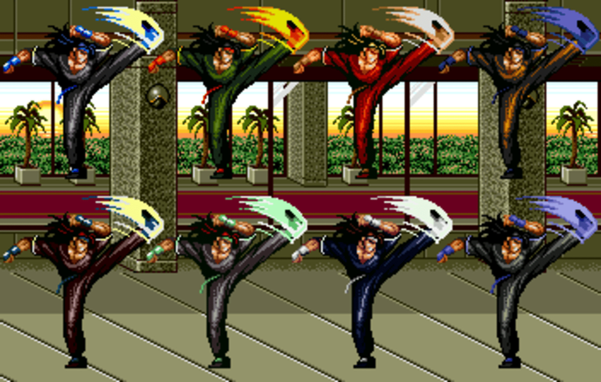 SOR 2 Shiva (SOR Remake Palettes) Mod for Streets of Rage 4 | SOR4 Mods