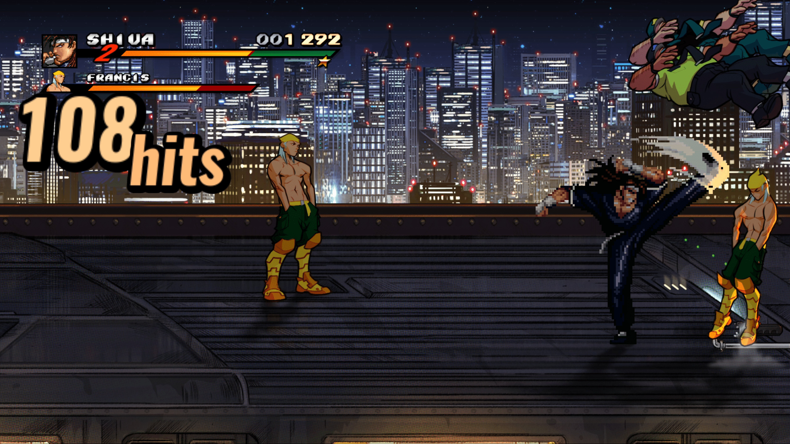 SOR 2 Shiva (SOR Remake Palettes) Mod for Streets of Rage 4 | SOR4 Mods