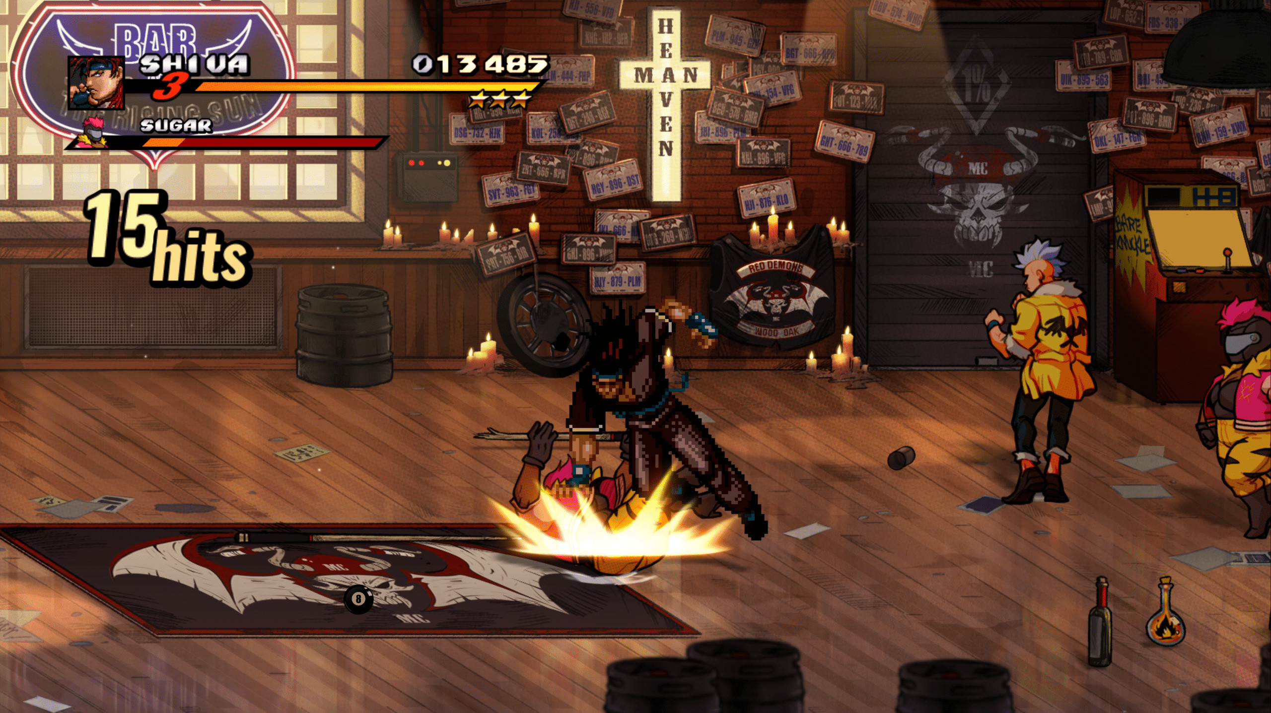 SOR 2 Shiva (SOR Remake Palettes) Mod for Streets of Rage 4 | SOR4 Mods
