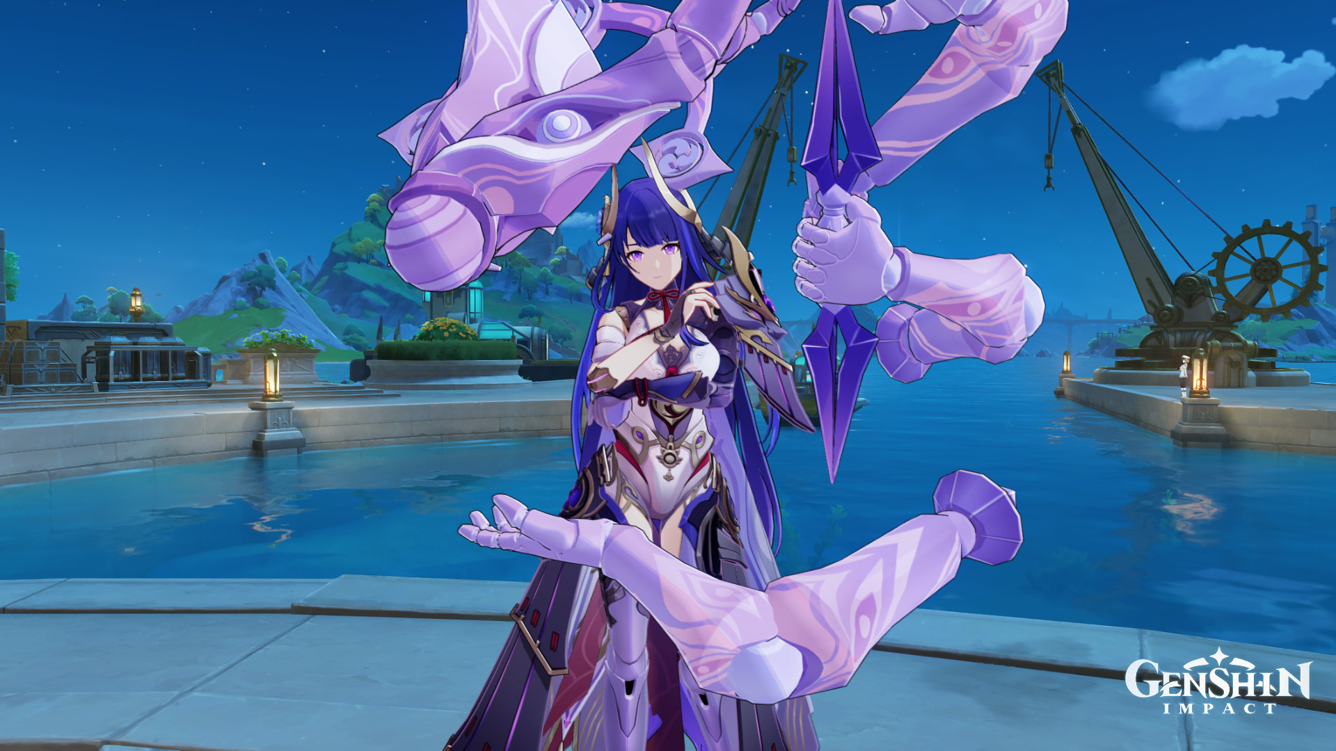 Playable Boss Raiden Shogun Outfit Mod for Genshin Impact | GI Mods