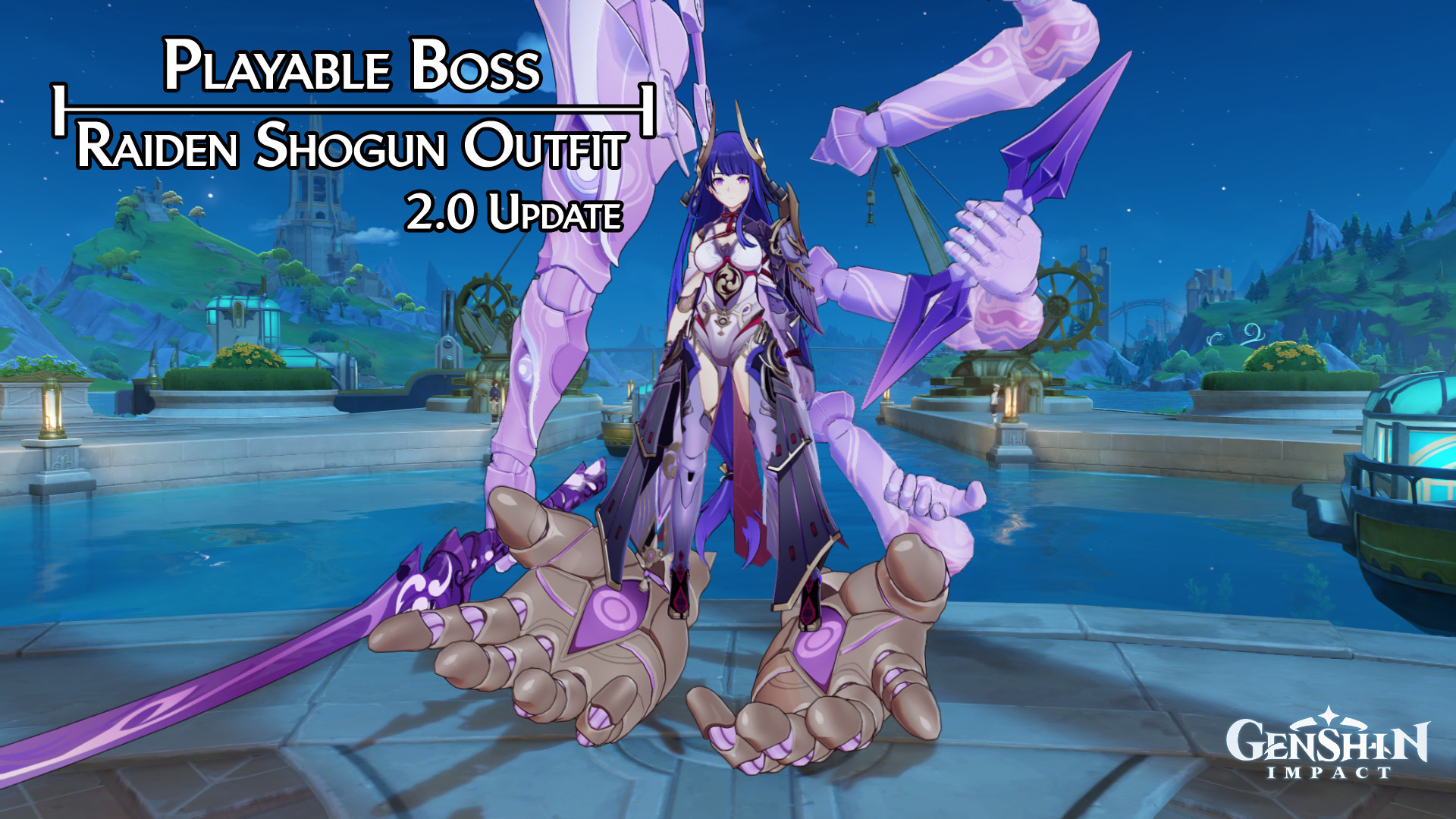 Raiden Shogun Raiden Shogun Genshin Impact By X Point | 3DOcean