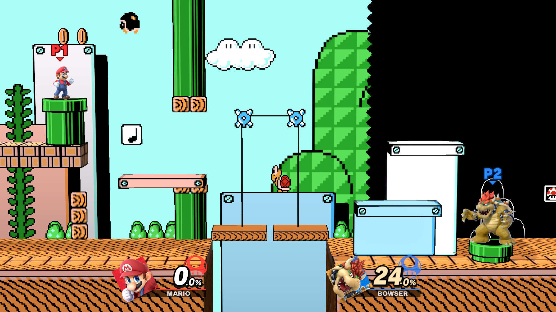 Mushroom Kingdom (Super Mario Bros. 3) Mod for Super Smash Bros ...