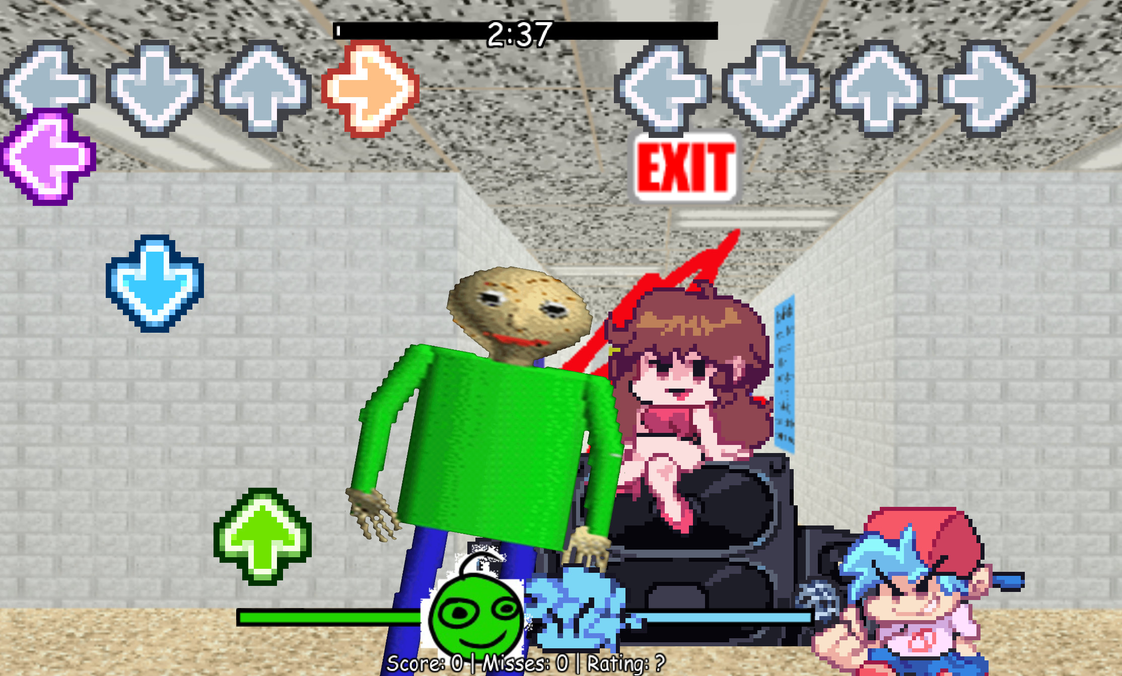 Baldi's Oneshot Mod for Friday Night Funkin' | FNF Mods