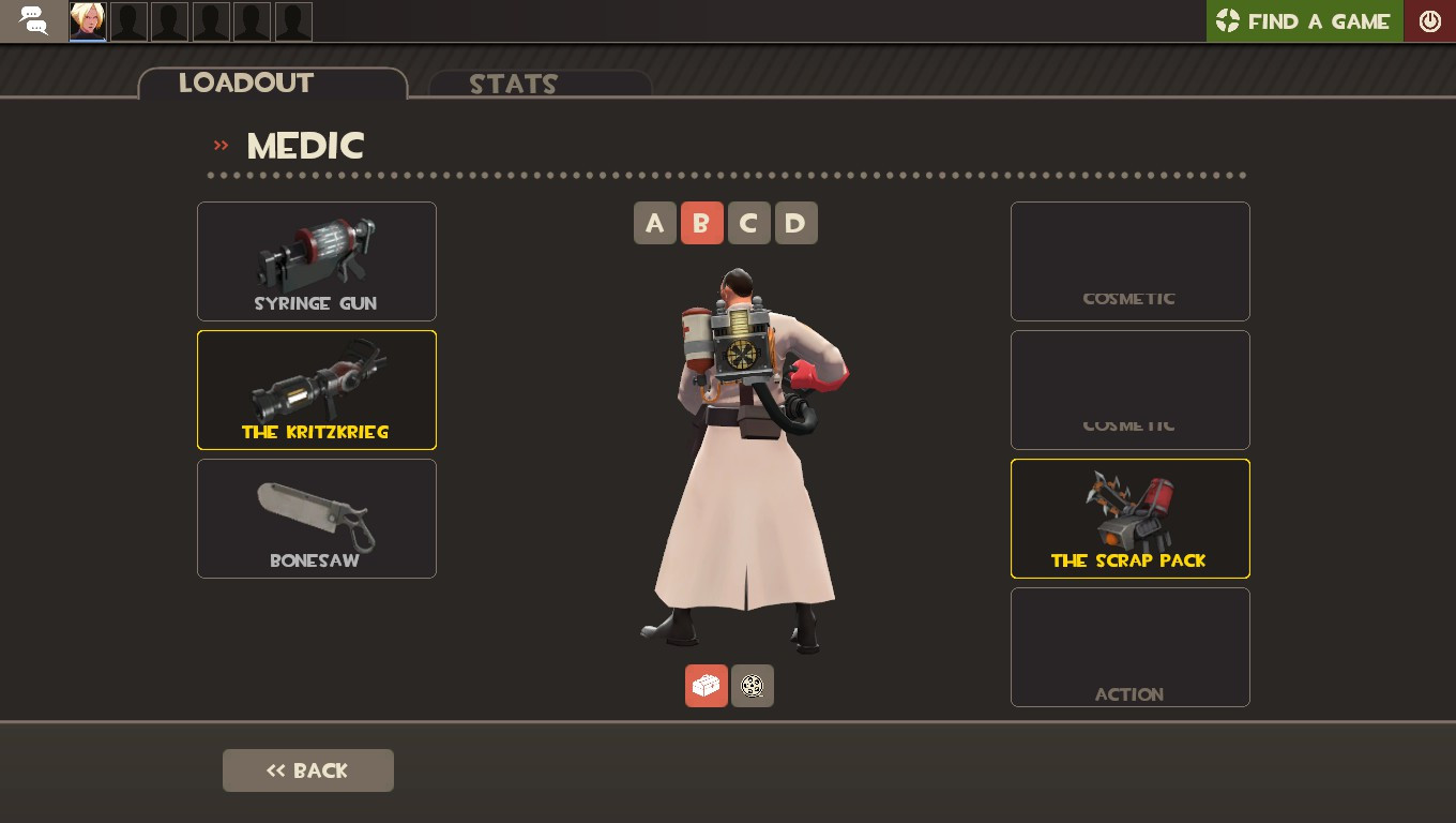 Kritzkrieg Backpack from TF2C ported to TF2 Mod for Team Fortress 2 ...