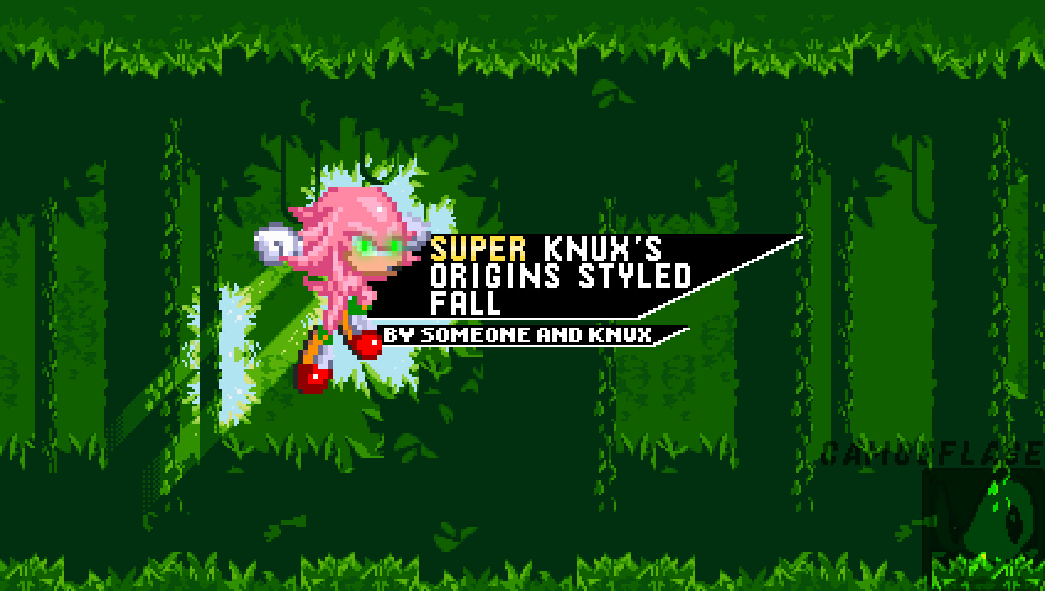 Super Knux Origins Styled Falling & Spring Twirl Mod for Sonic 3 A.I.R ...