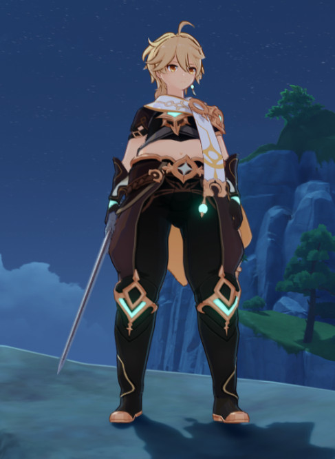 Plus size Aether Mod for Genshin Impact | GI Mods