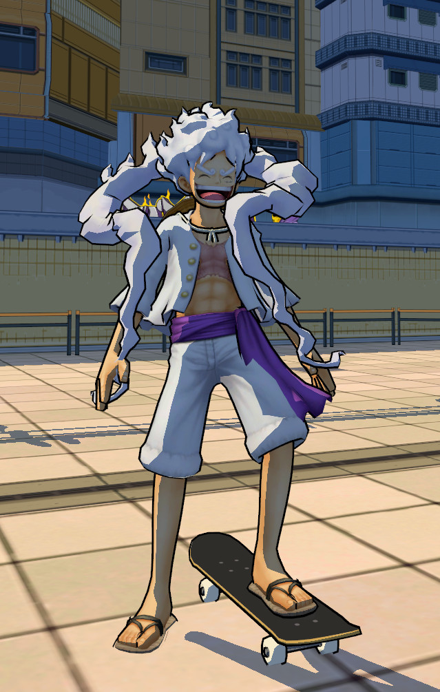 GEAR5 LUFFY Mod for Bomb Rush Cyberfunk | BRC Mods