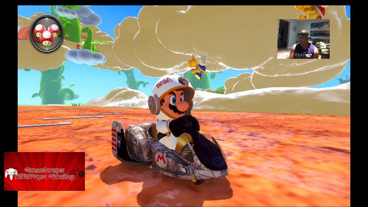 GBA Sky Garden Stormy Cloud Retextured MK8D mod Mod for Mario Kart 8 ...