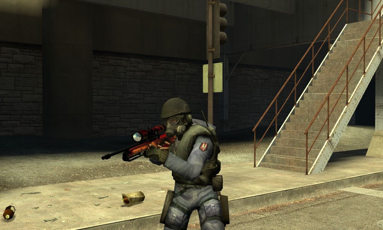 AWM [R-Dragon Style] from CSO Mod for Counter-Strike: Source | CS:S Mods