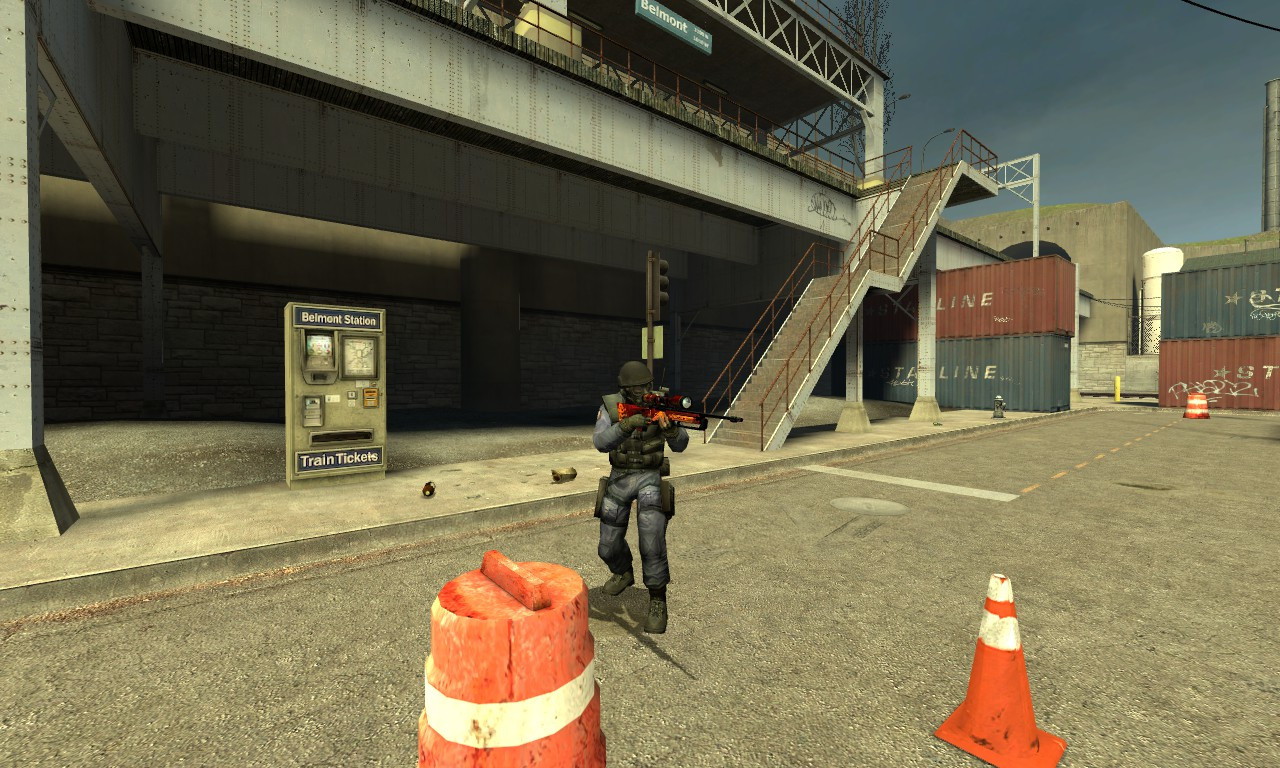 AWM [R-Dragon Style] from CSO Mod for Counter-Strike: Source | CS:S Mods