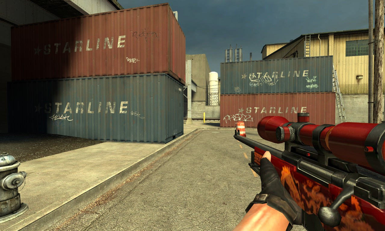 AWM [R-Dragon Style] from CSO Mod for Counter-Strike: Source | CS:S Mods