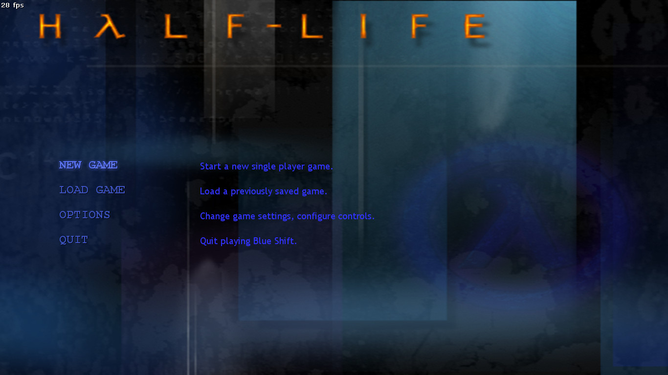 Half-Life: Blue Shift WON Menu Restoration Mod for Half-Life: Blue Shift | HL:BS Mods