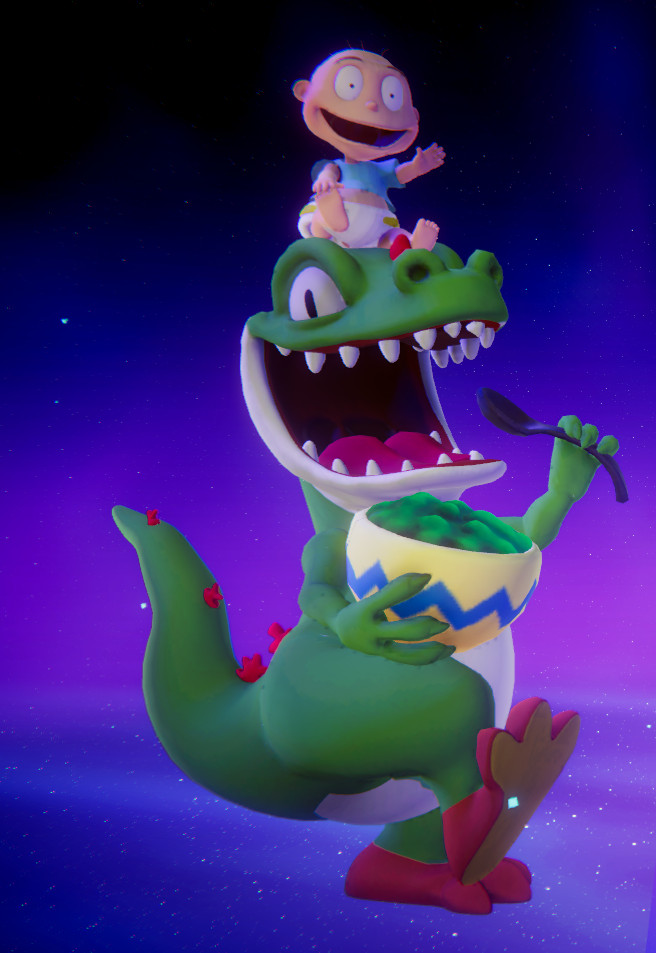 Yoshi Reptar Mod for Nickelodeon All-Star Brawl 2 | NASB2 Mods
