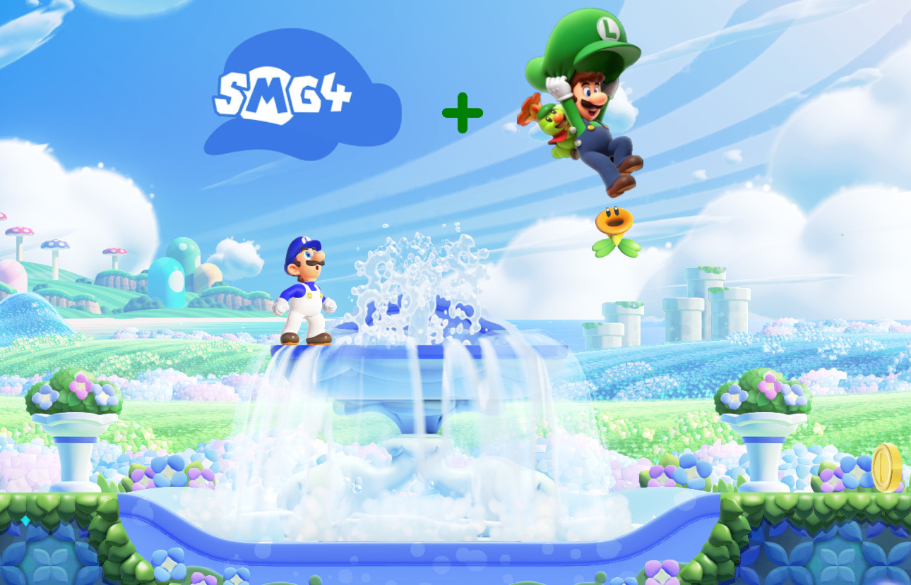 SMG4 Luigi over Luigi Mod for Super Mario Bros. Wonder | SMBW Mods