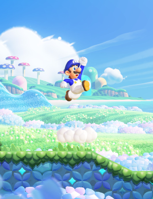 SMG4 Luigi over Luigi Mod for Super Mario Bros. Wonder | SMBW Mods