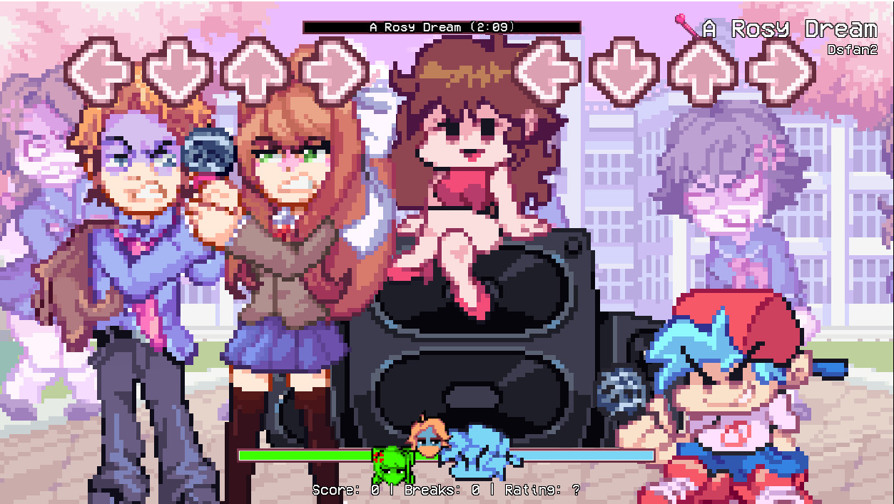 Doki Doki Takeover - Refresh Mix (FANMADE) Mod for Friday Night Funkin ...