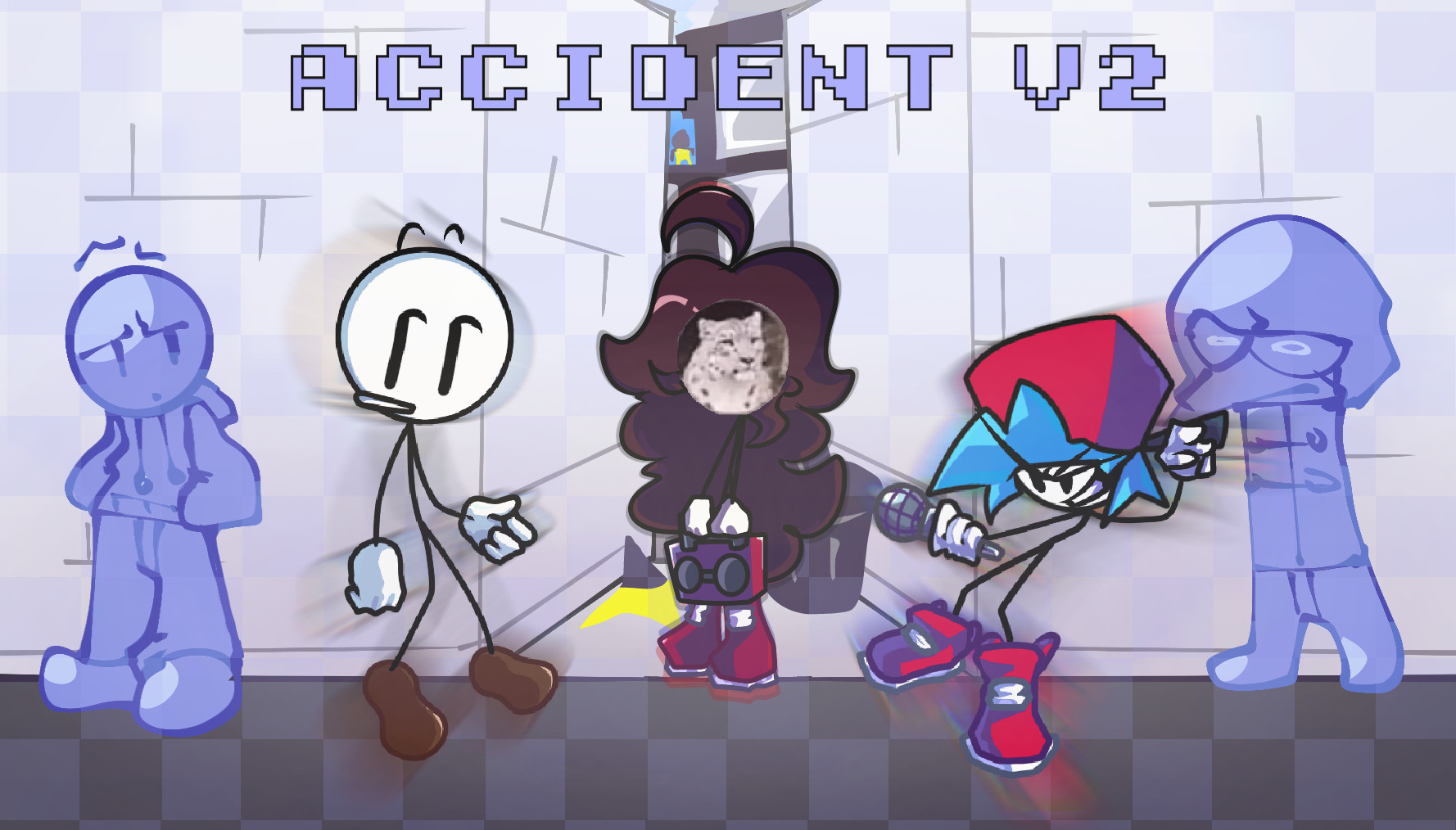 ACCIDENT V2(Bank Drama legacy part) Mod for Friday Night Funkin' | FNF Mods