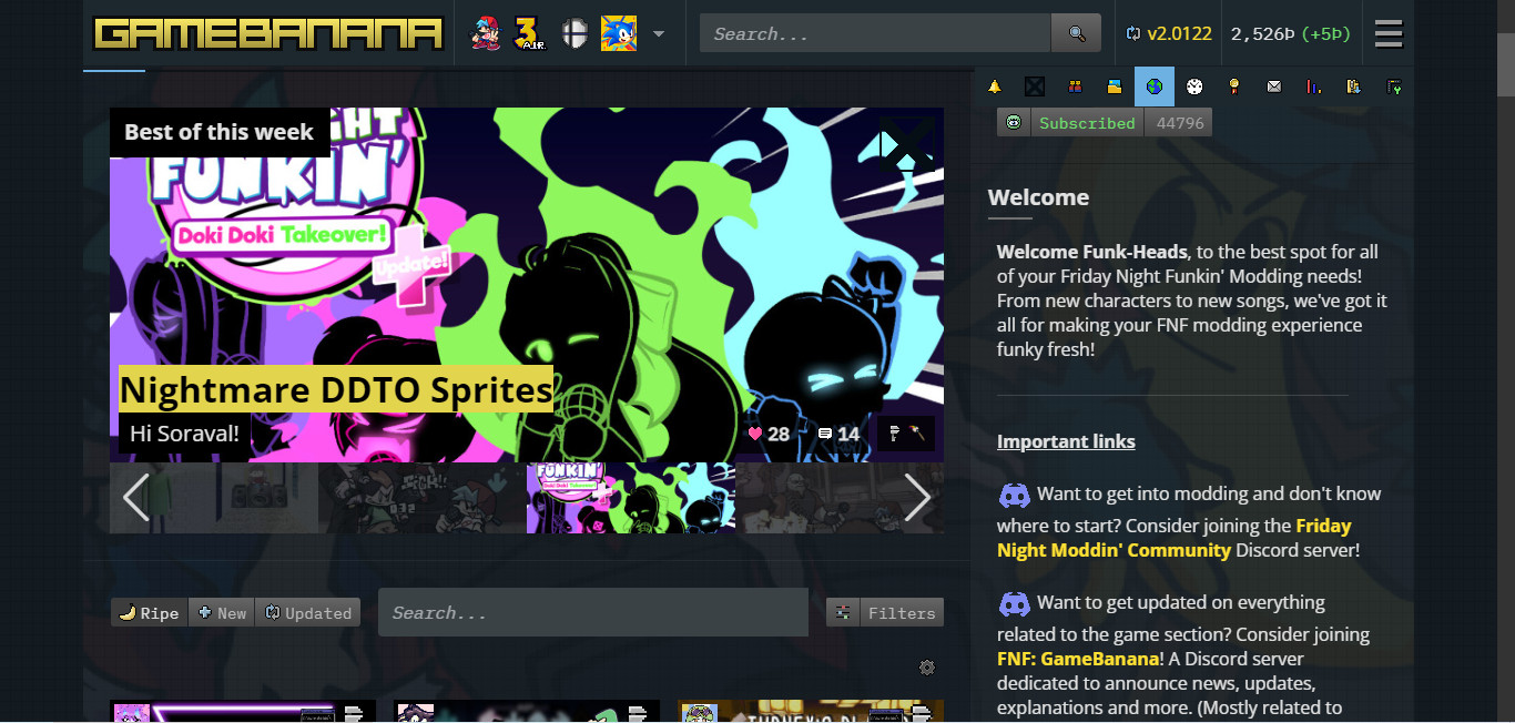 Nightmare DDTO Sprites Mod for Friday Night Funkin' | FNF Mods
