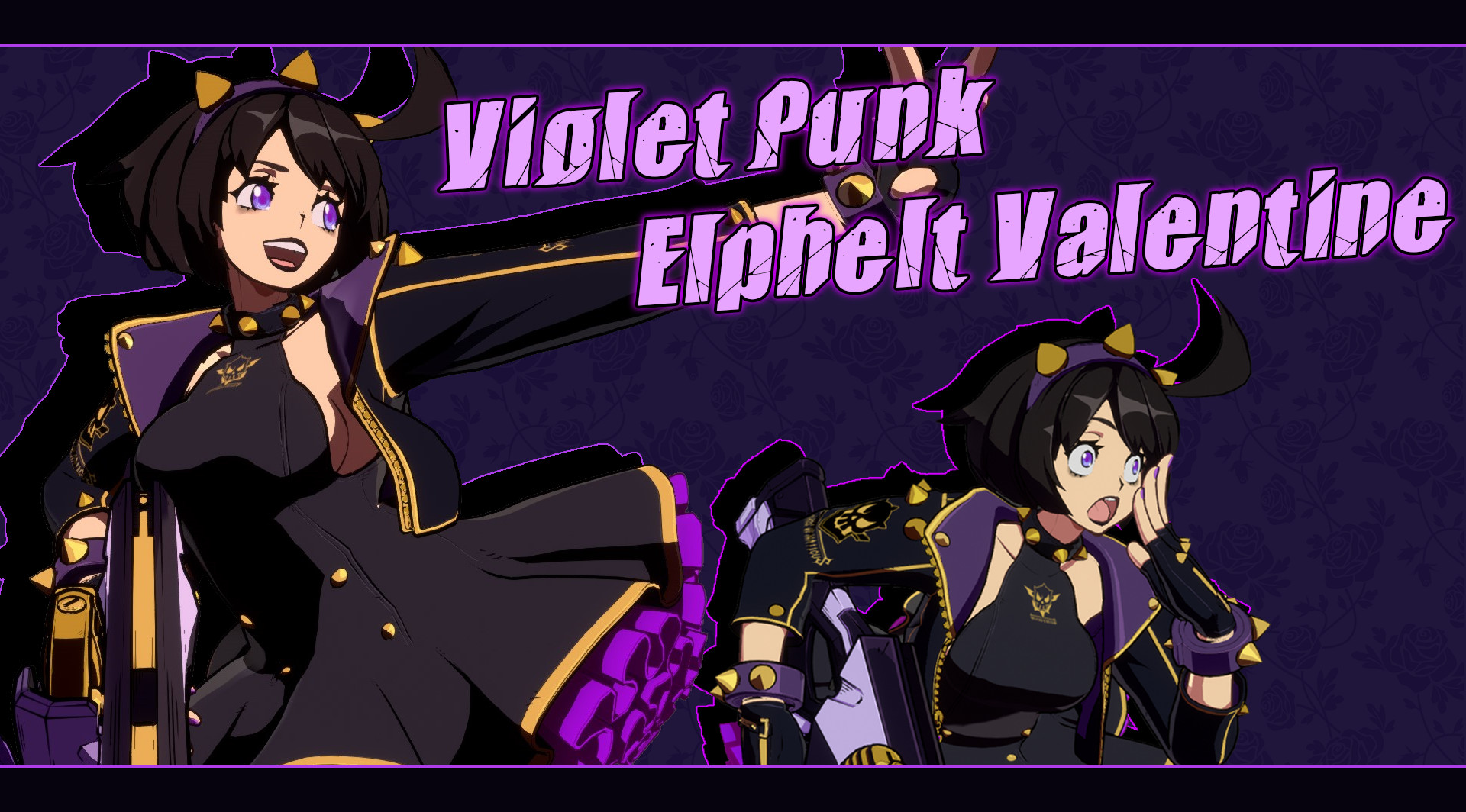 Violet Punk Elphelt Valentine Mod for GUILTY GEAR -STRIVE- | GGST Mods