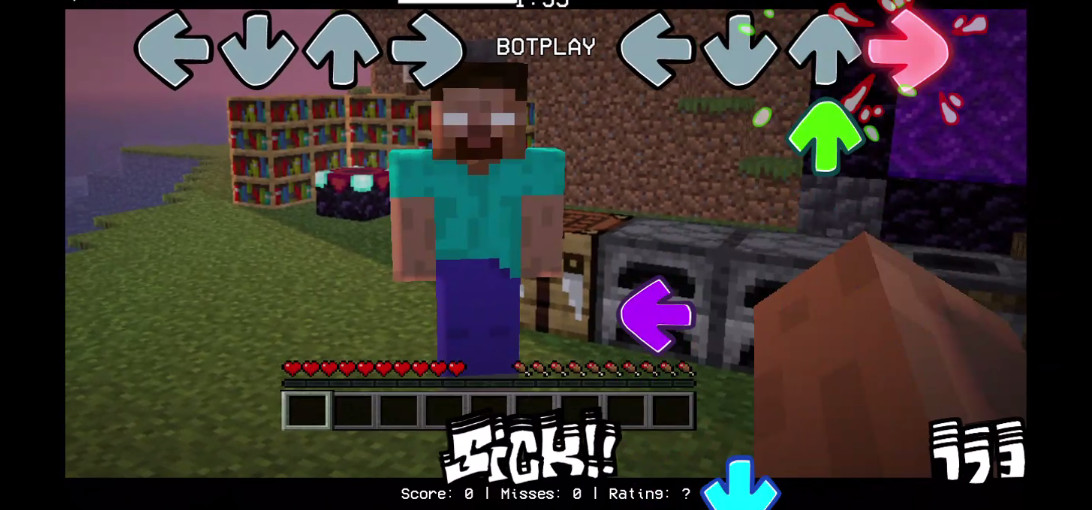 PenDri-FNF Executable Mania-But herobrine Sing It Mod for Friday Night ...