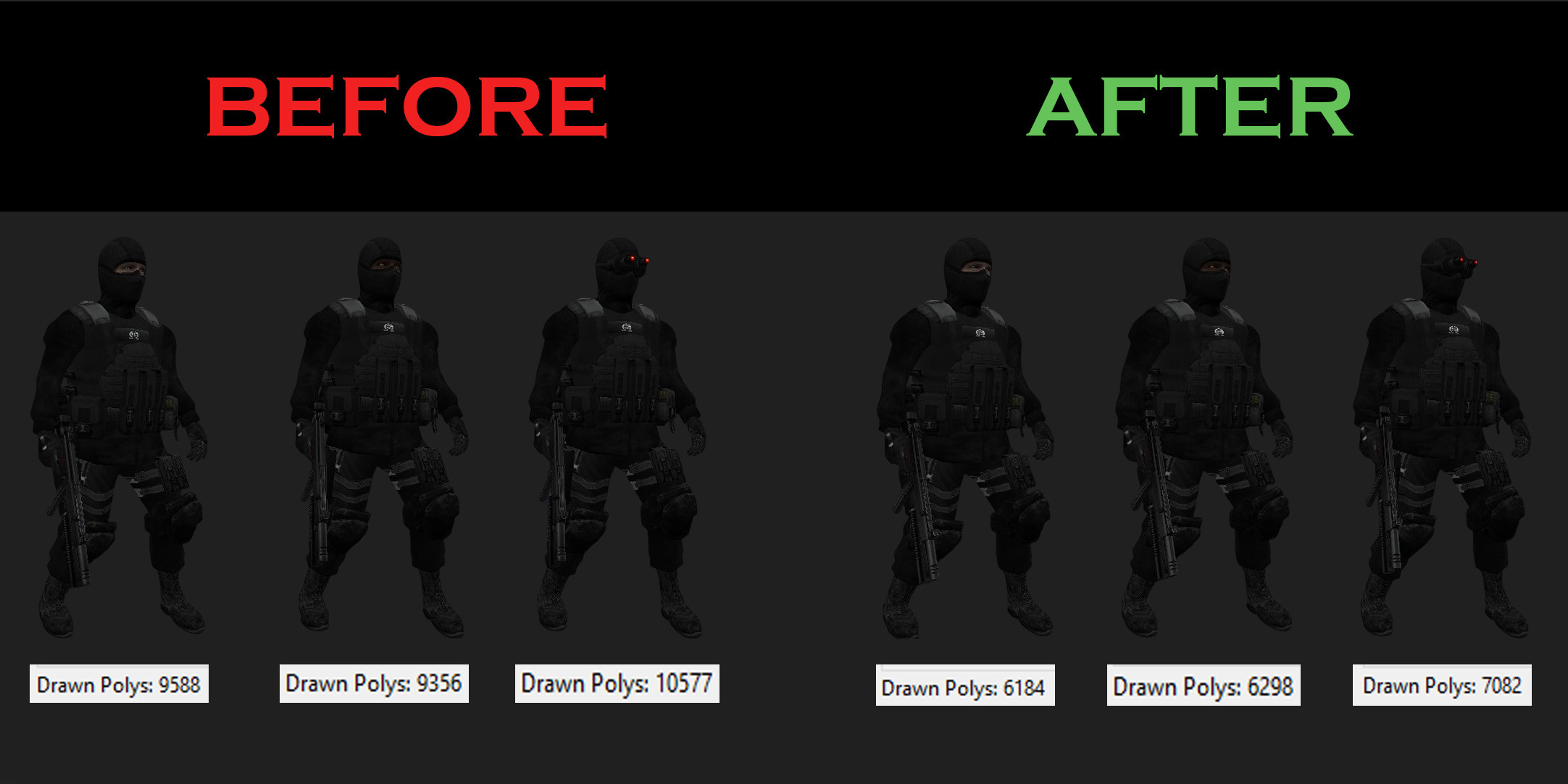 New male assassins Mod for Half-Life: Opposing Force | HL:OF Mods