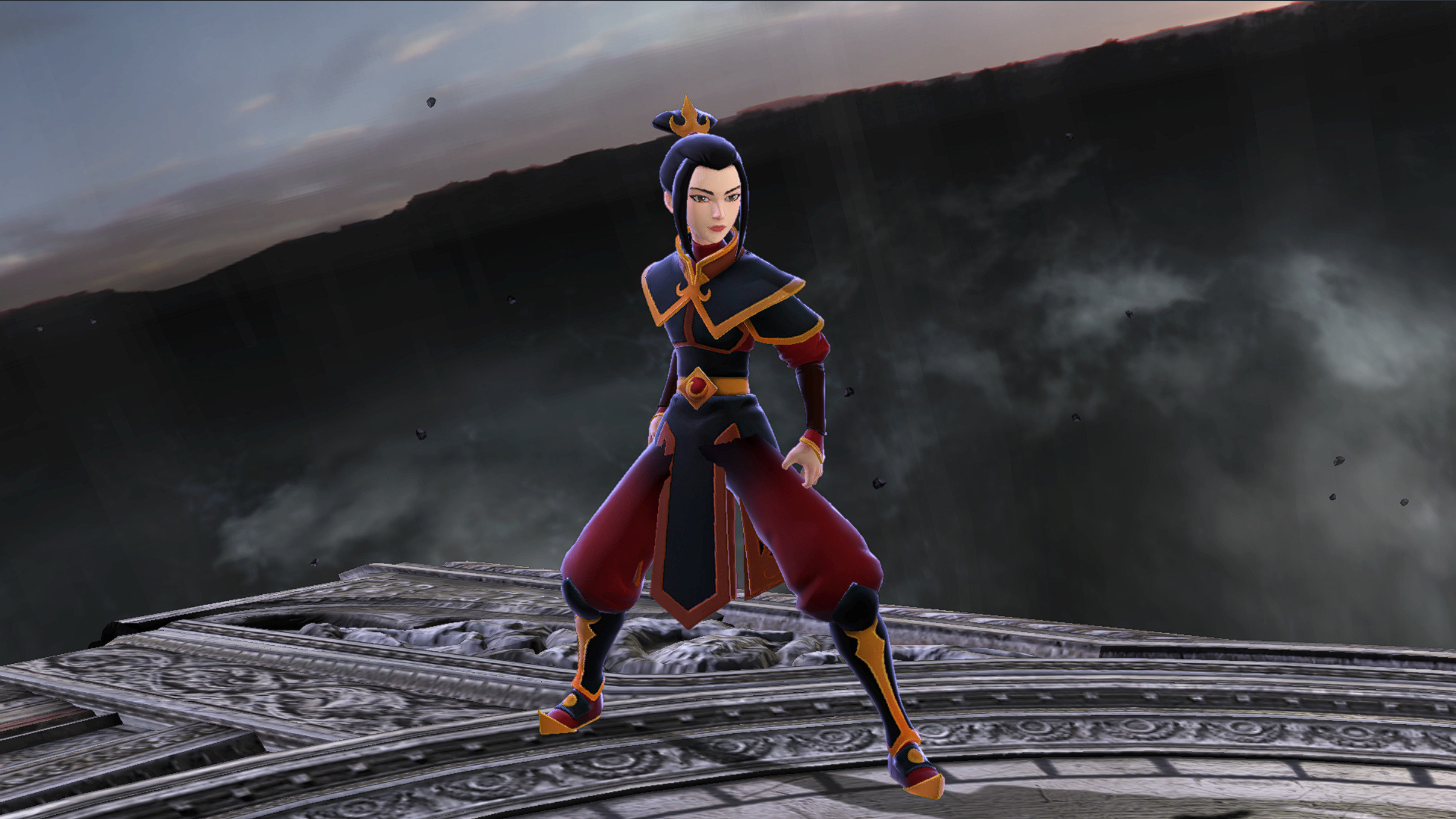 Nickelodeon | Azula over Snake and Captain Falcon Mod for Super Smash ...