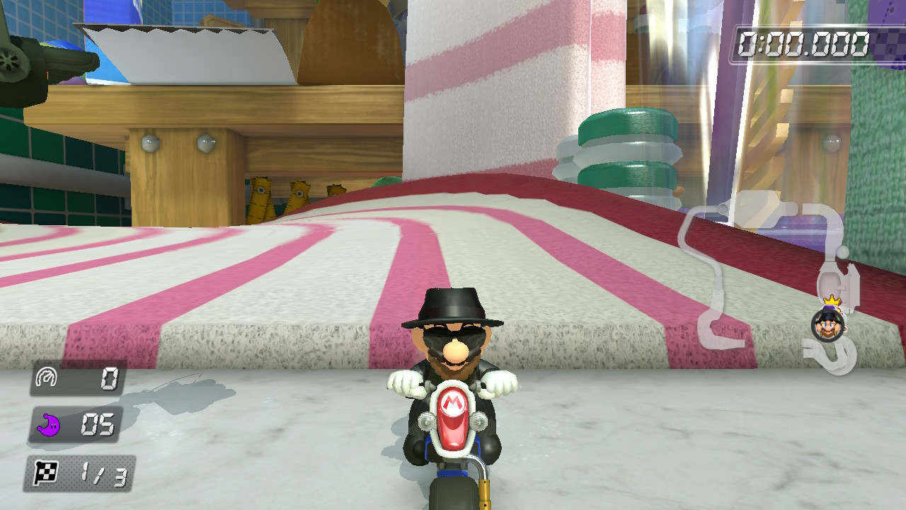 [SENSITIVE CONTENT] Mario White Mod for Mario Kart 8 Deluxe | MK8D Mods