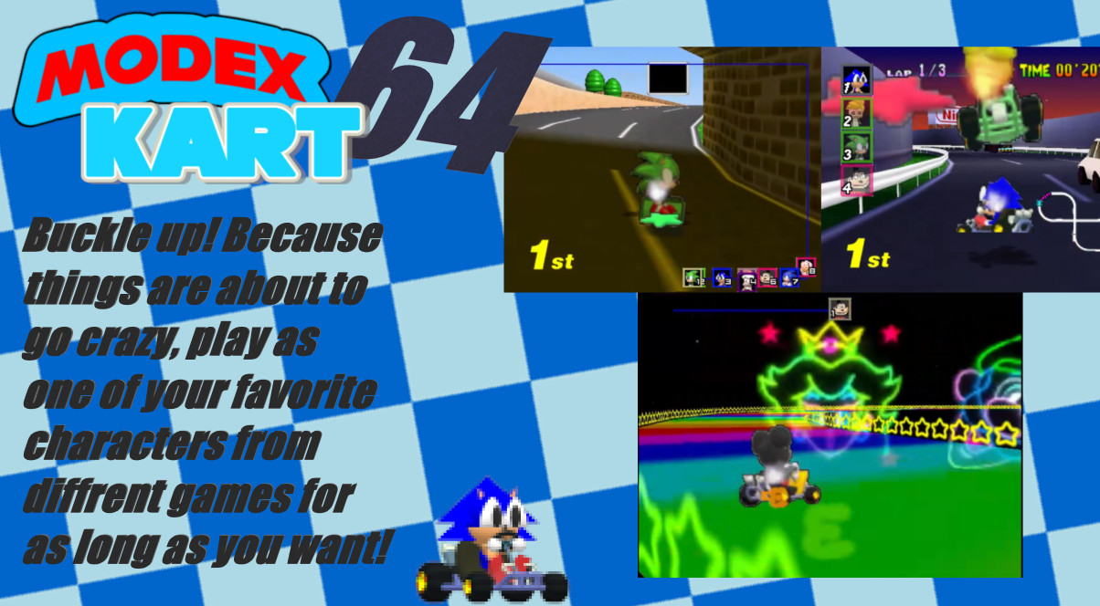 Modex Kart 64 Mod for Mario Kart 64 | MK64 Mods