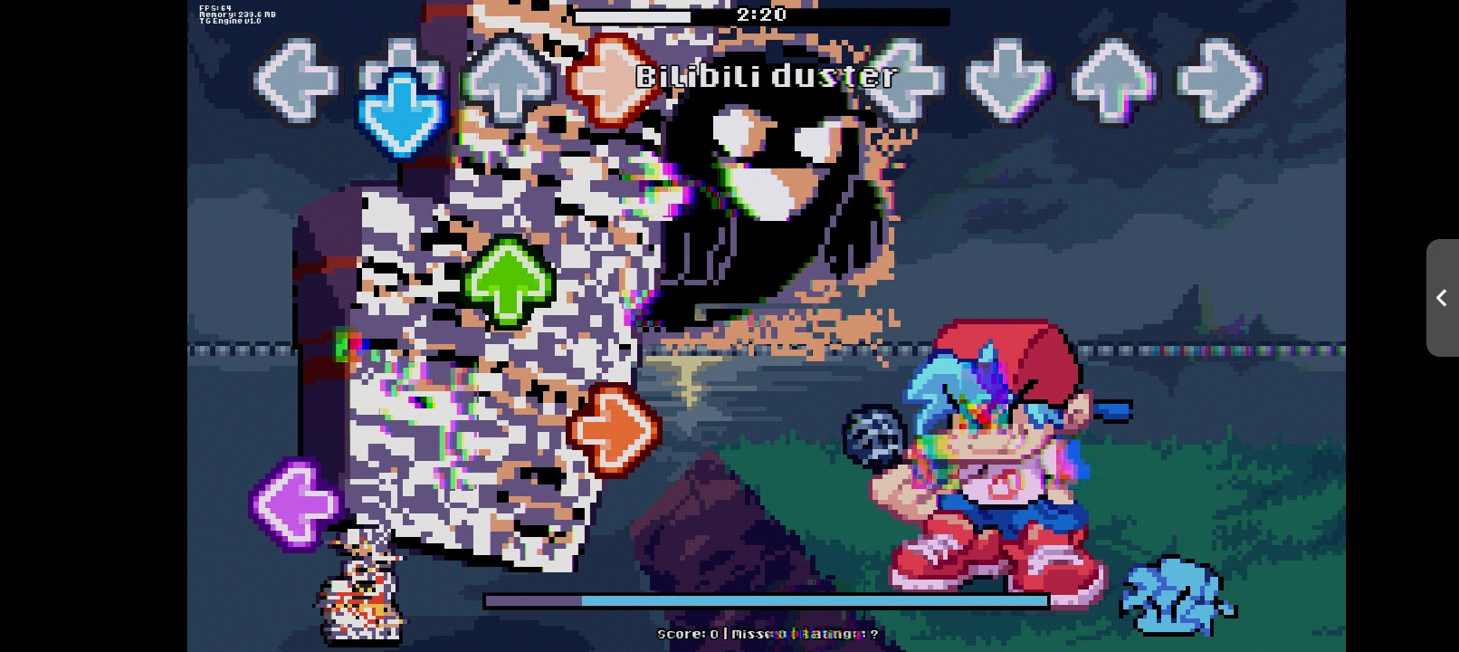 missingno-redmix but I draw chart Mod for Friday Night Funkin' | FNF Mods