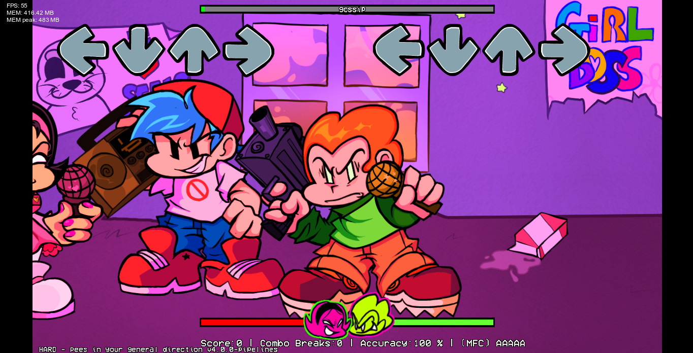 FNS: Gossip With PT-BR, But It's A Mod Mod for Friday Night Funkin ...