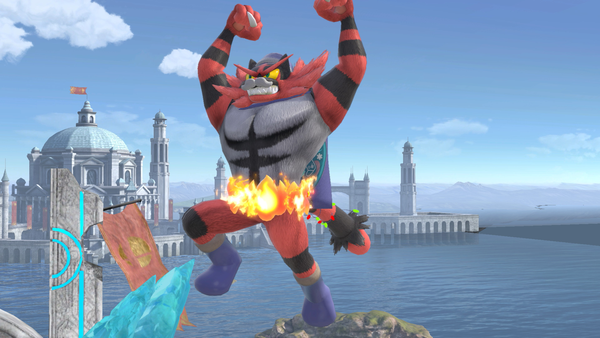 Santa Paws Incineroar Mod for Super Smash Bros. Ultimate | SSBU Mods