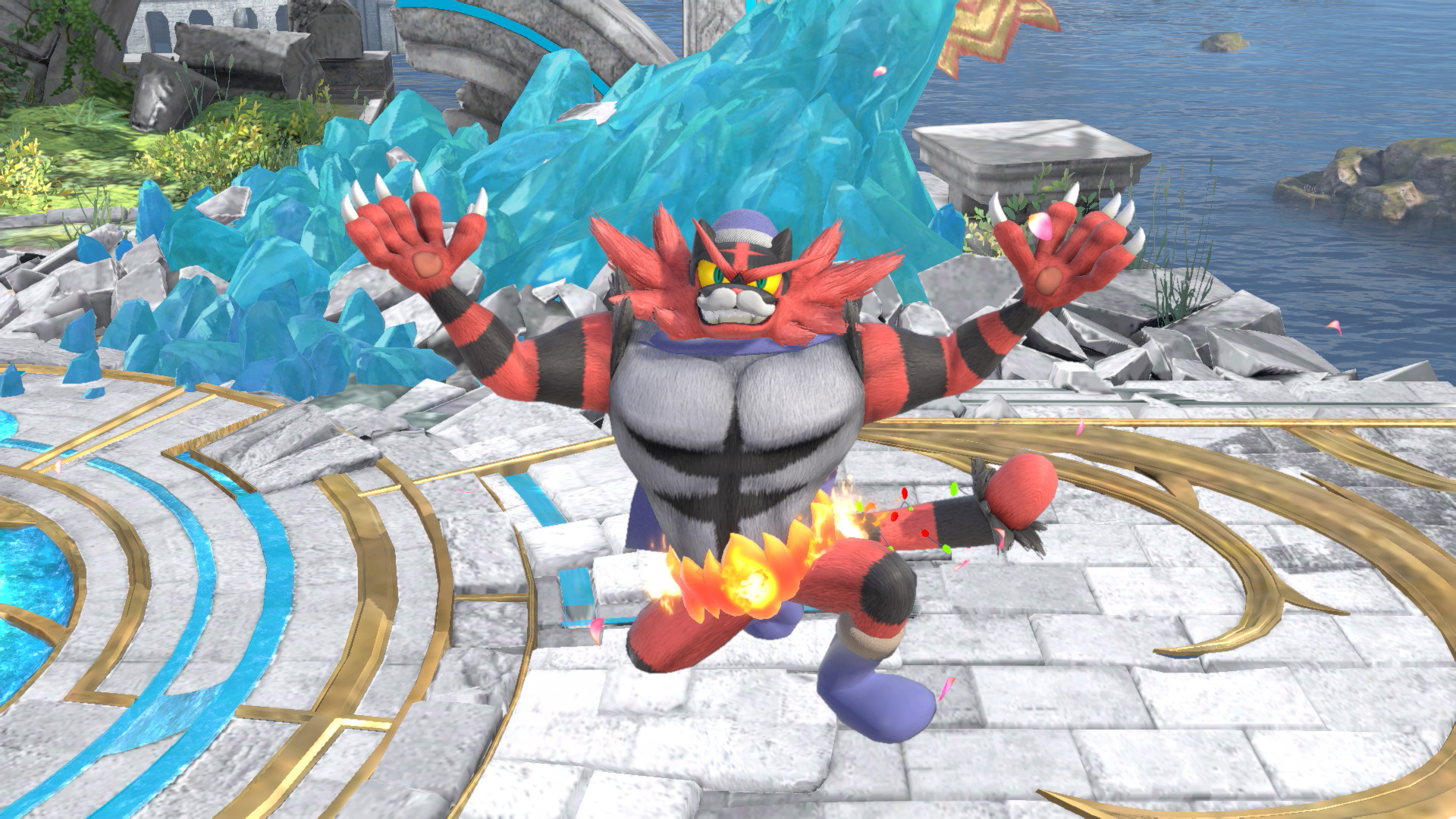 Santa Paws Incineroar Mod for Super Smash Bros. Ultimate | SSBU Mods