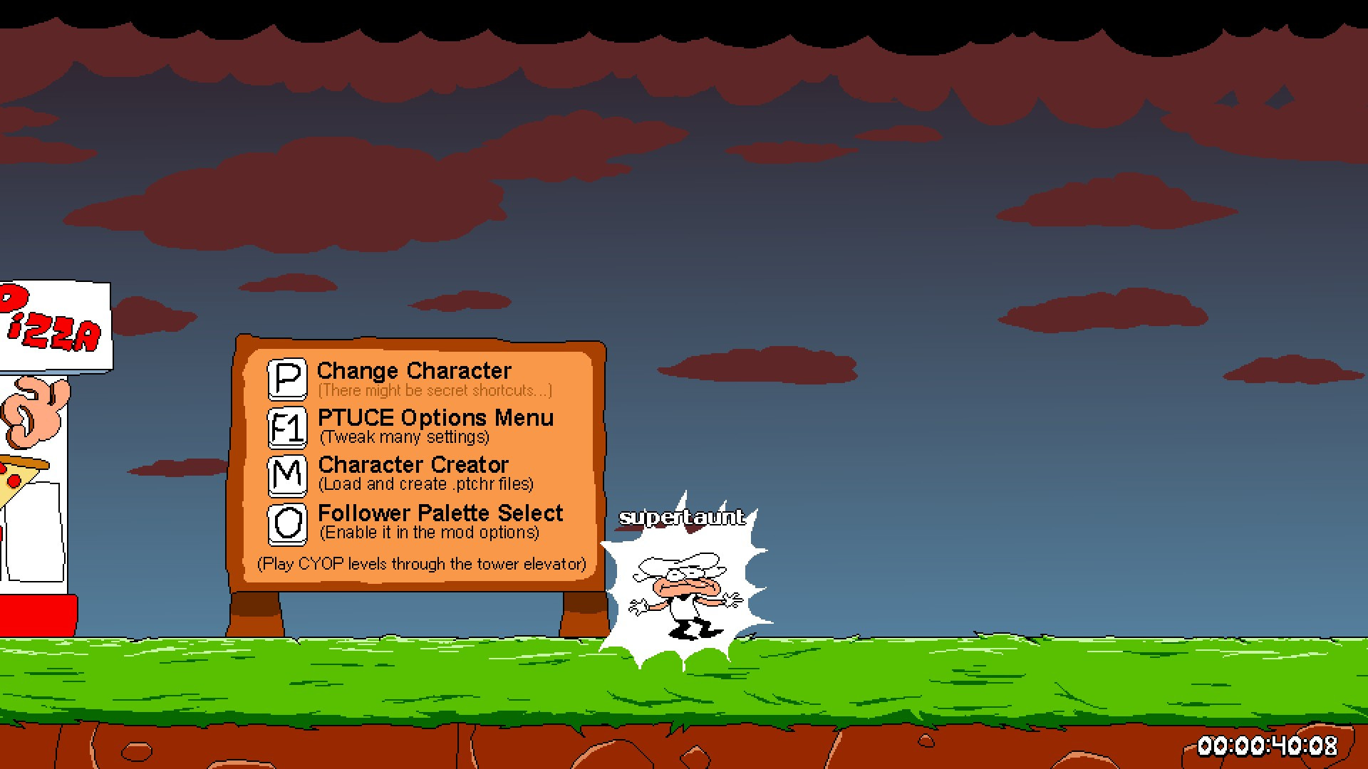 Playable Fake Pizzelle for PTUCE Mod for Pizza Tower | PT Mods