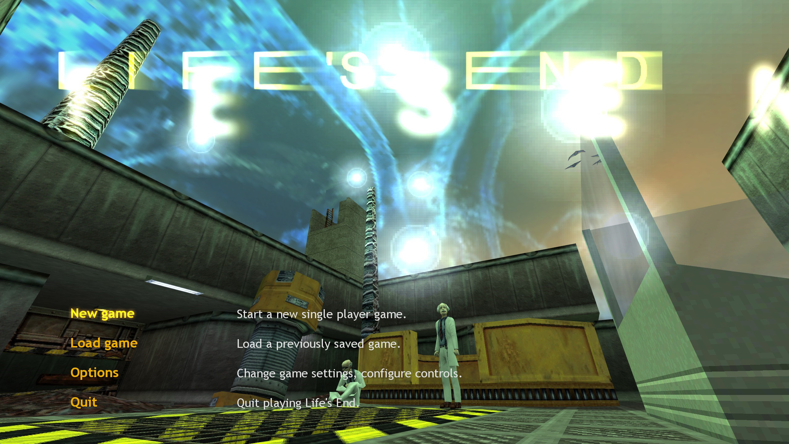 Life's End scaled HUD and WON menu Mod for Half-Life | HL Mods