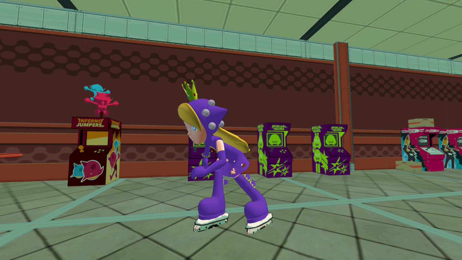 Wapeach (Wario peach) Mod for Bomb Rush Cyberfunk | BRC Mods