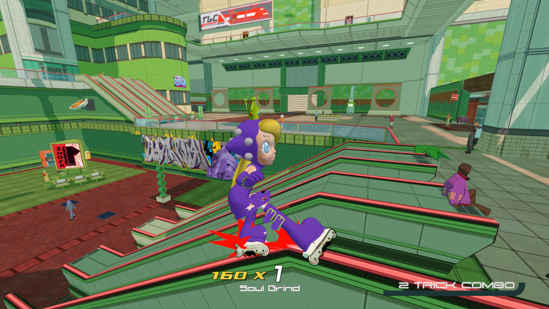 Wapeach (Wario peach) Mod for Bomb Rush Cyberfunk | BRC Mods