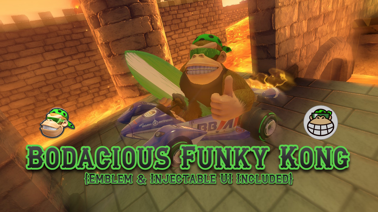 Bodacious Funky Kong Mod for Mario Kart 8 Deluxe | MK8D Mods