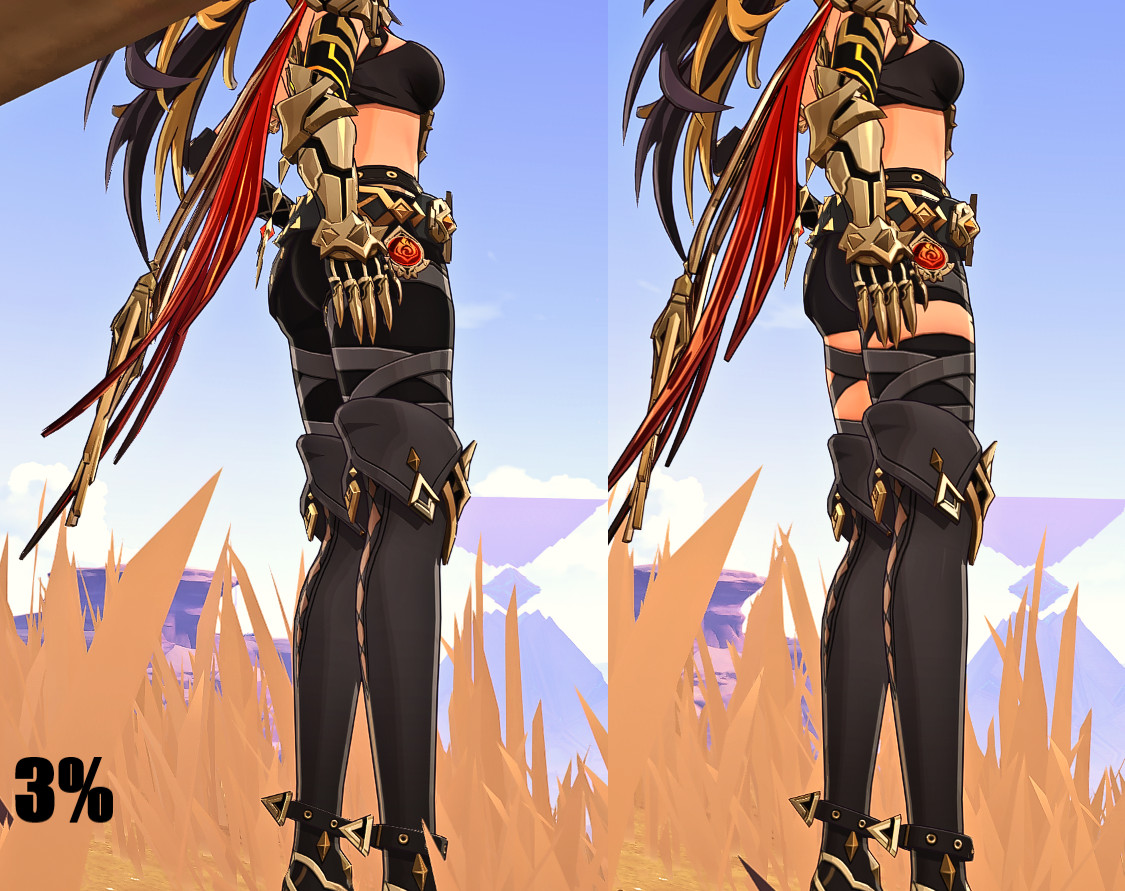 Dehya 3% Thiccer + Mihoyo's Precensorship Pants Mod for Genshin Impact ...